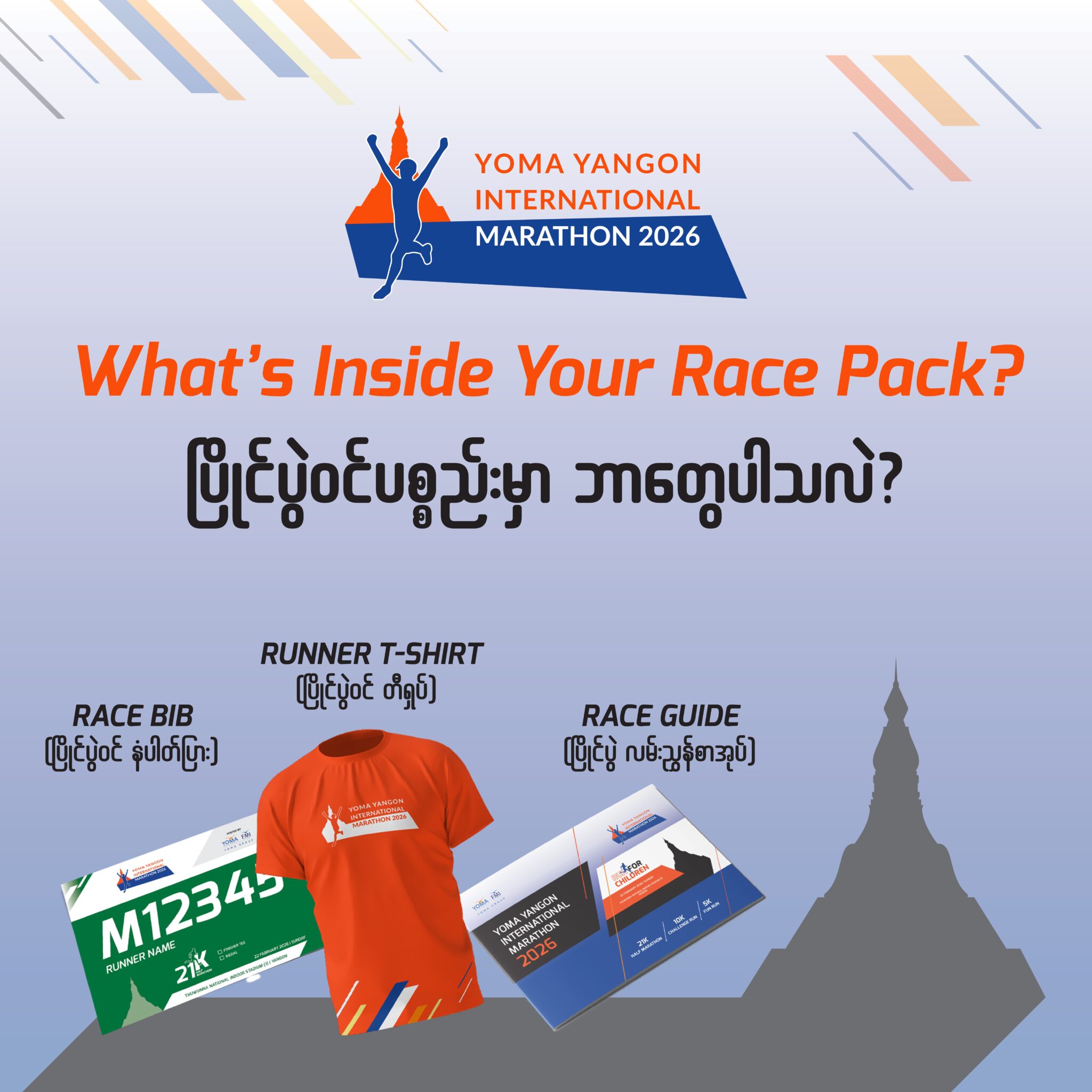 Race Info - Yoma Yangon International Marathon 2026
